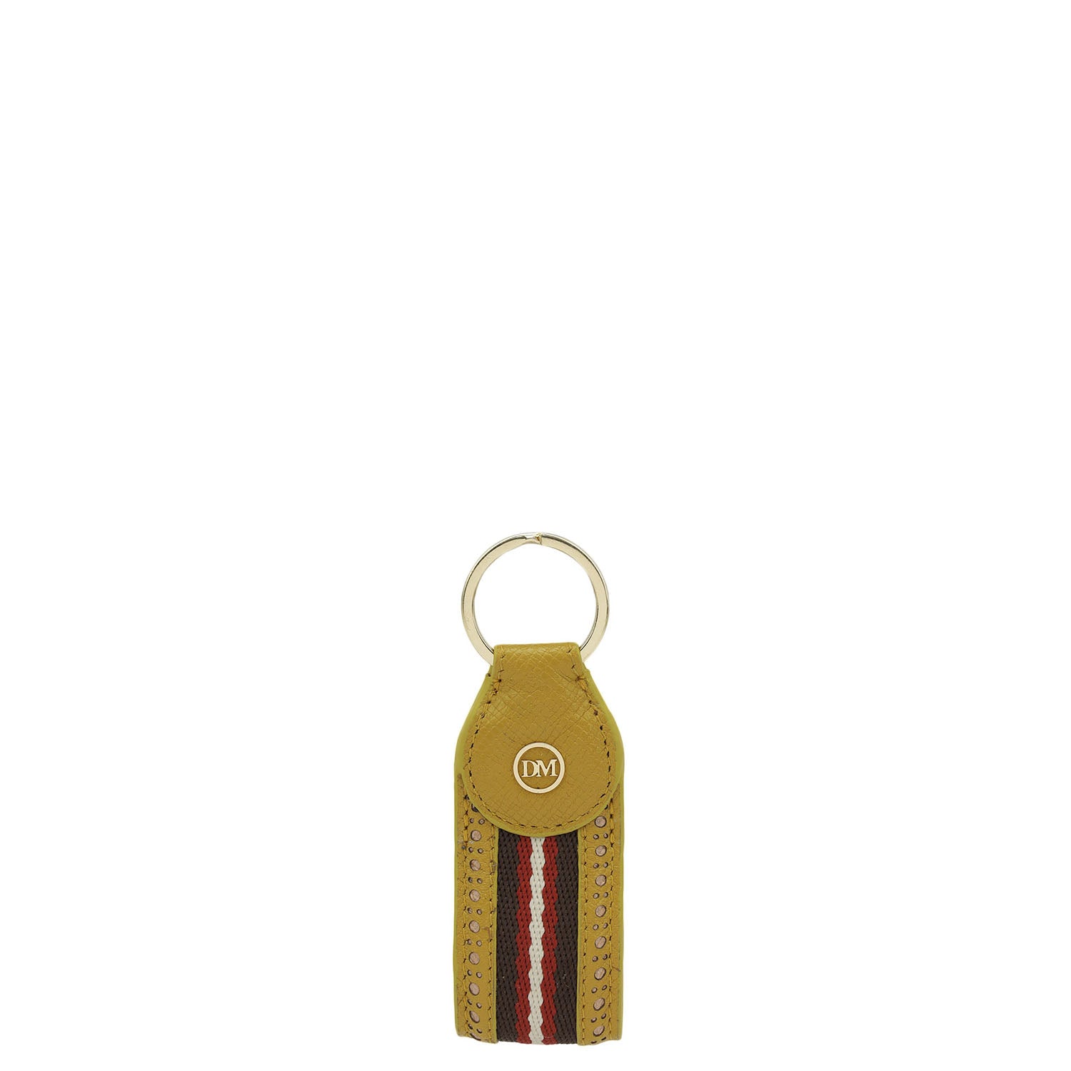 Franzy Leather Key Chain - Mustard – Da Milano