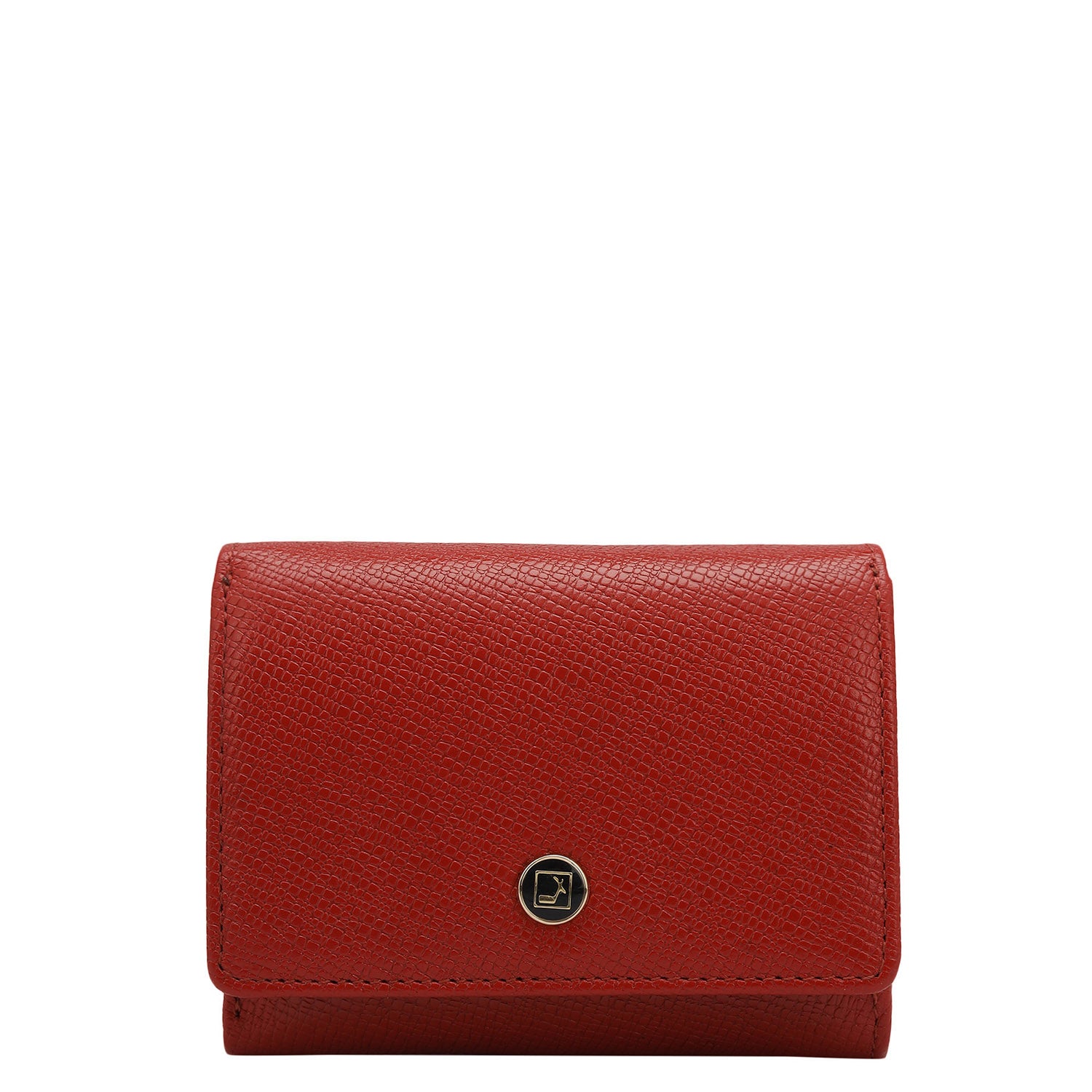 Franzy Leather Ladies Wallet - Red – Da Milano