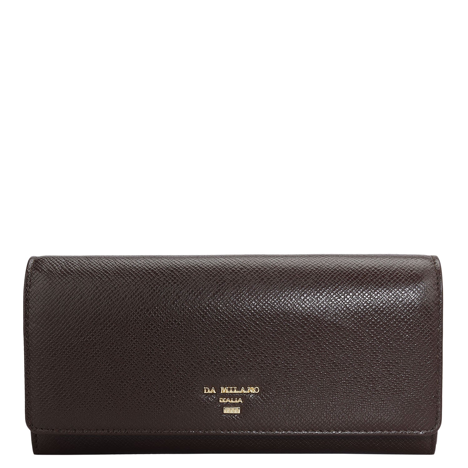 Franzy Leather Ladies Wallet - Chocolate – Da Milano