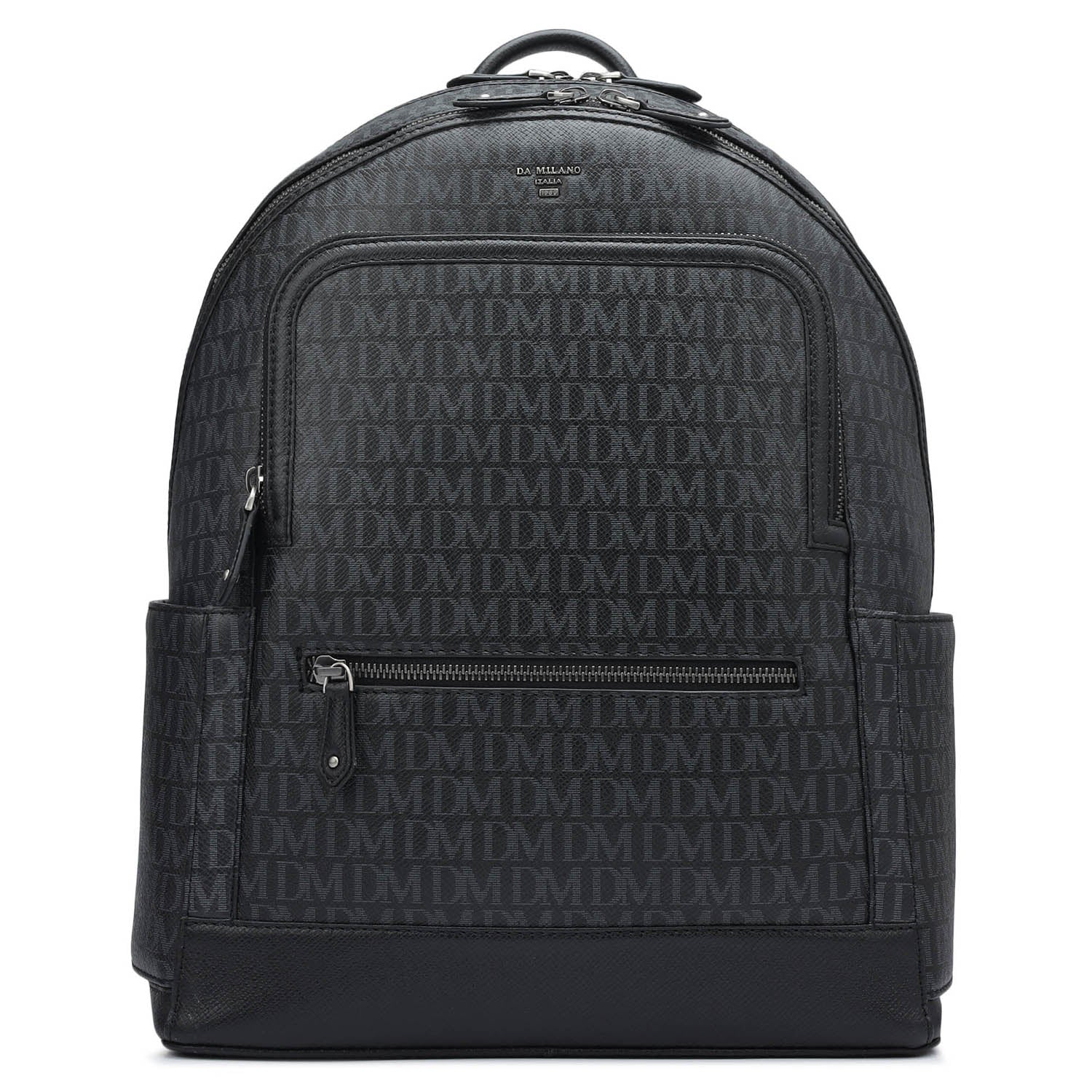 Signature Monogram Backpack – Black – Da Milano