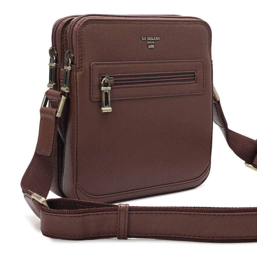Franzy Leather Men Sling - Date – Da Milano